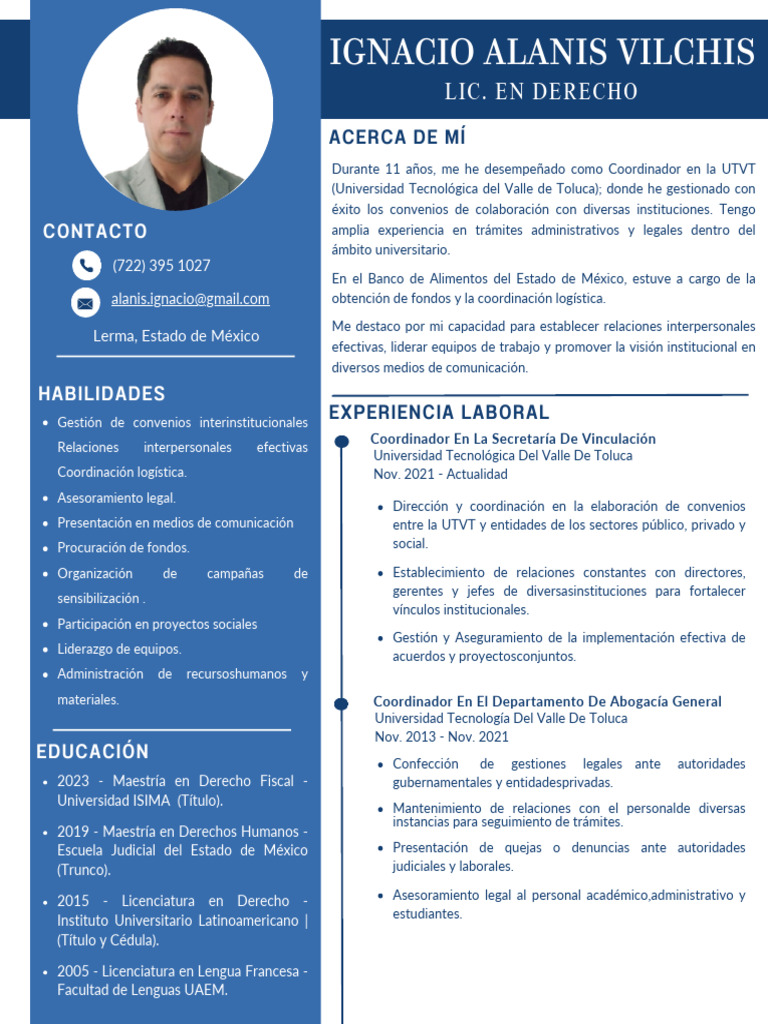 CV Ignacio Alanis Vilchis-2 | PDF | México | Universidad