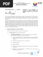 Engineering and Administrative Overhead (EAO) and MOOE Under FY 2024 ...