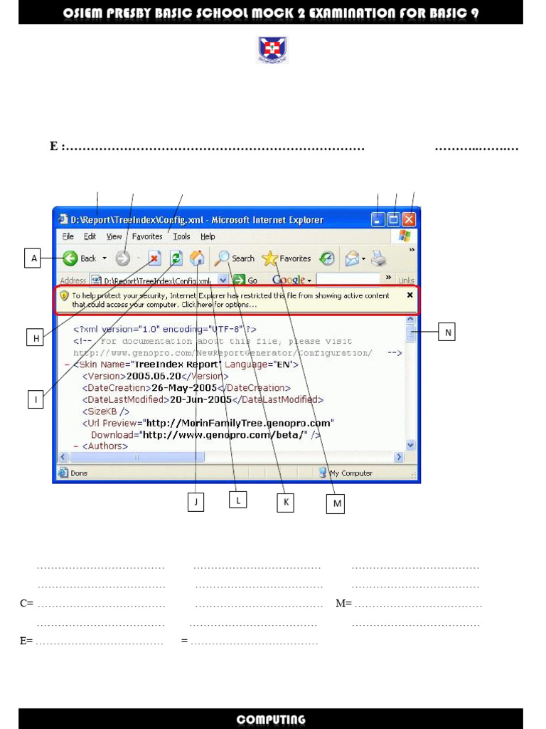 Computing Mock 2 Questions Pdf Printer Computing Computer Data 9773
