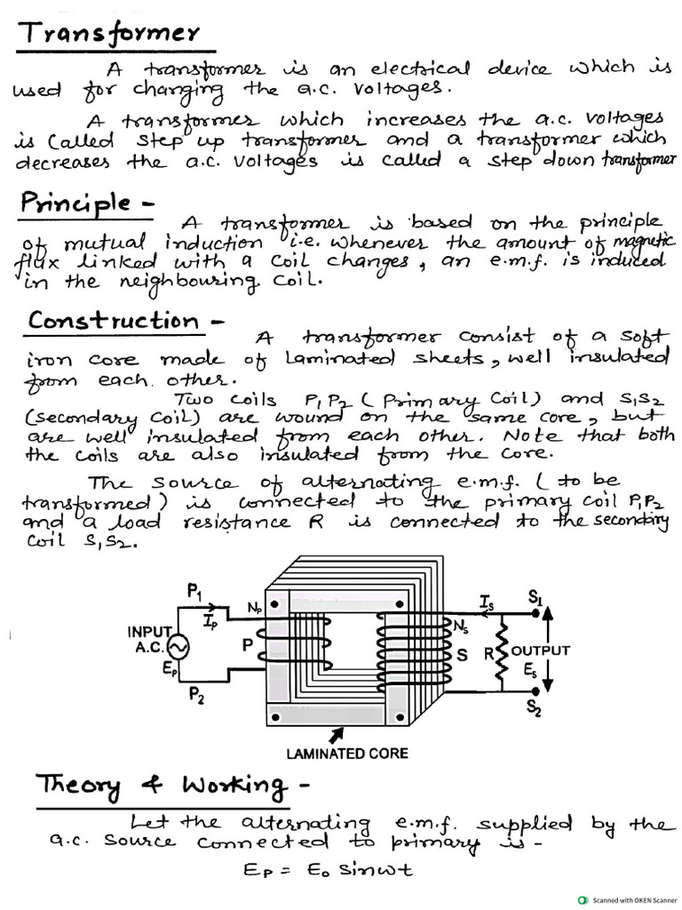 Alternating Current Notes (English) (6) - 1 | PDF
