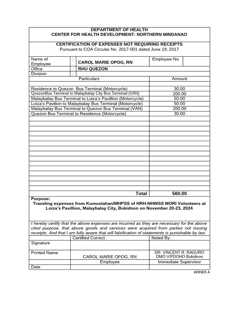 Cerr Form - 3copies 1 | PDF