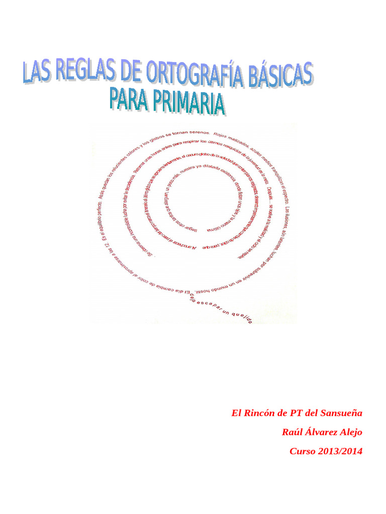 REGLAS-DE-ORTOGRAFÍA Correctamente | PDF | Lingüística | Mecánica del ...