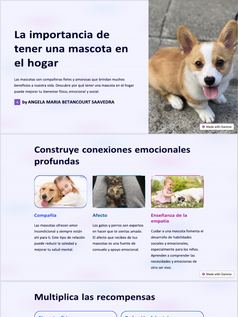 La Importancia de Tener Una Mascota en Tu Hogar | PDF