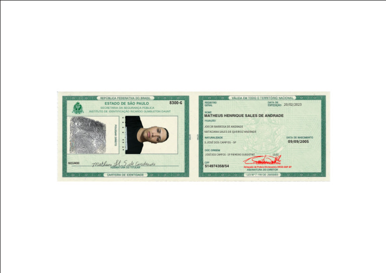 RG Editavel SP 3 | PDF