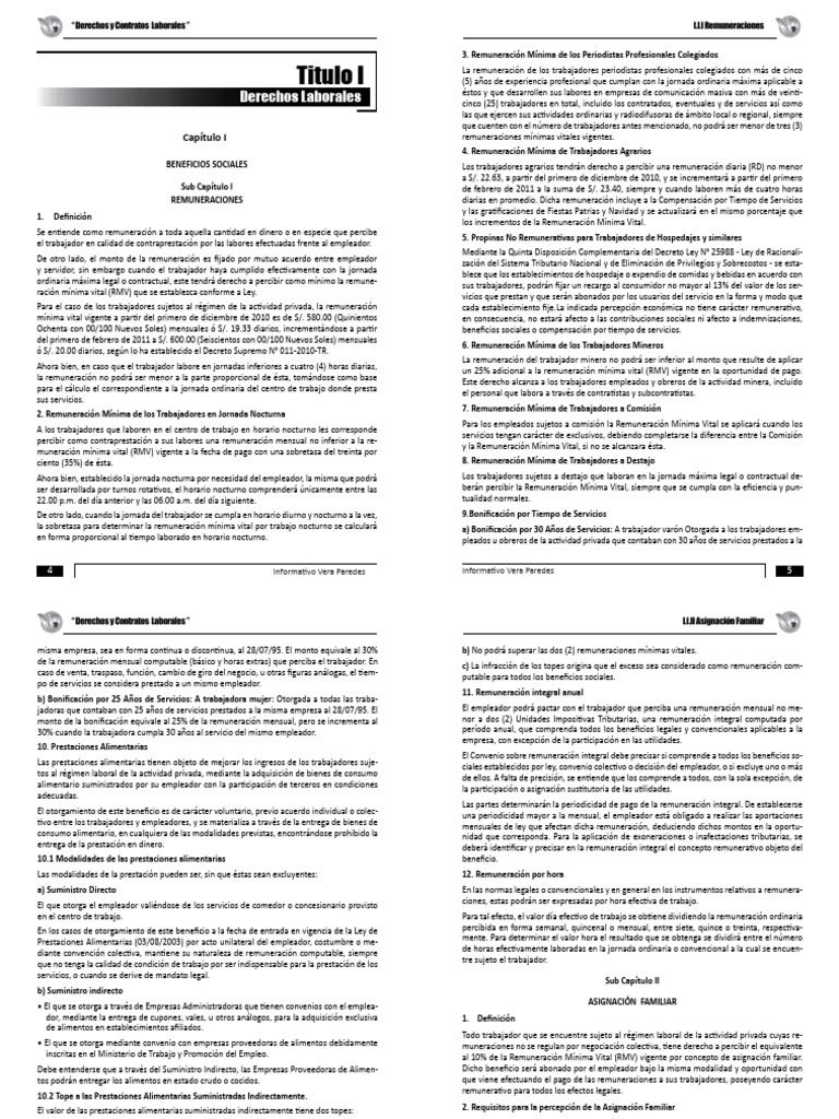 Lecturas para El Control en Grupo (Derecho) | PDF | Salario | Derecho laboral