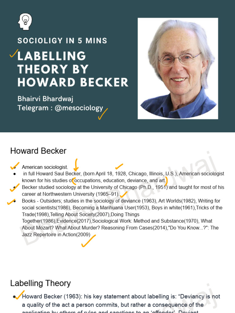 Labelling Theory | PDF | Deviance (Sociology) | Behavioural Sciences