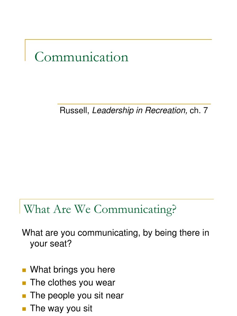 Understanding Communication Dynamics | PDF | Media (Communication ...