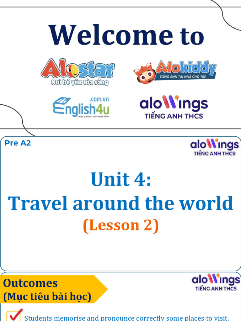 PreA2 U4 L2 Travelaroundtheworld | PDF