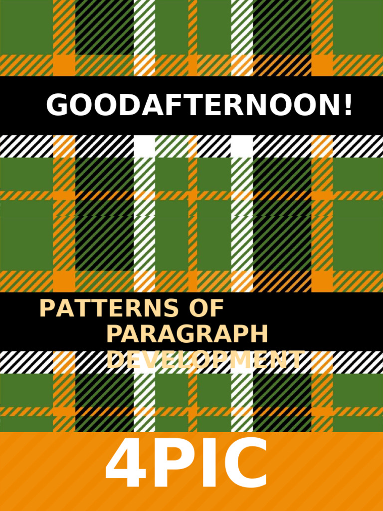 Lesson 3 Patterns of Text Development | PDF | Pizza