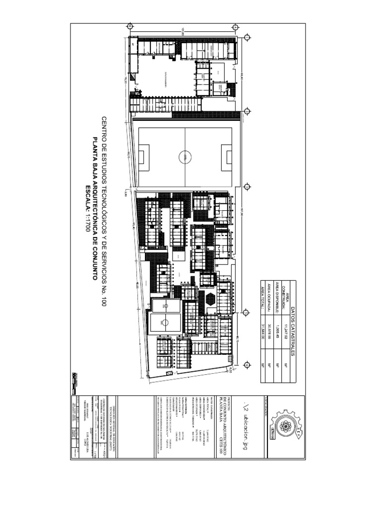 Planta Baja Conjunto Cetis 100 Carta | PDF