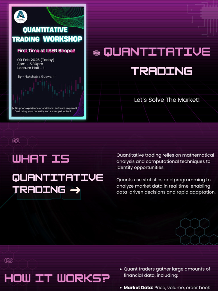 Quantitative Trading Strategies Explained | PDF | High Frequency ...