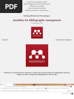 How To Use Mendeley A Step by Step Guide | PDF | Web Page | Software