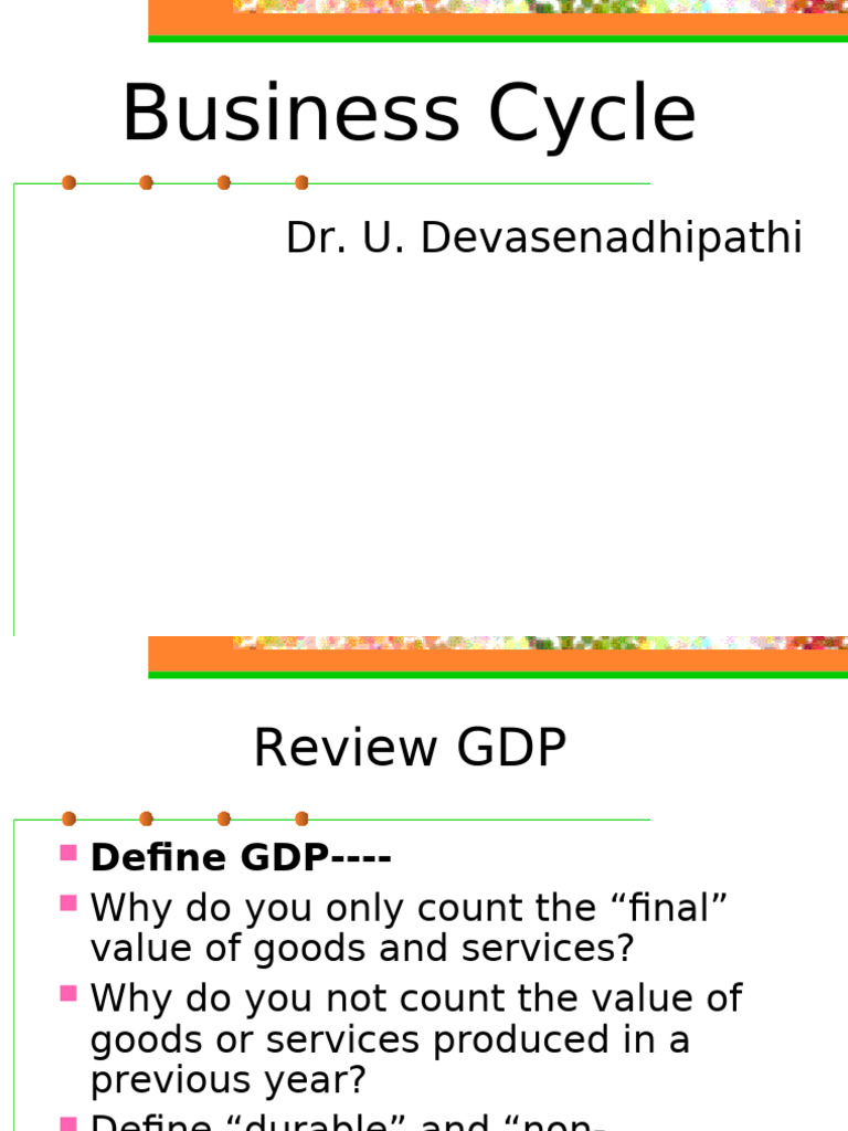 Business Cycles | PDF | Recession | Business Cycle