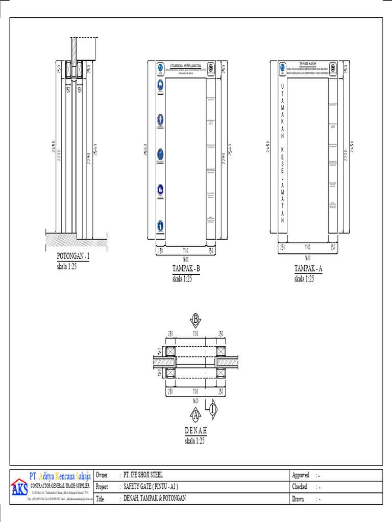Protokol Keselamatan di Gate A1 | PDF