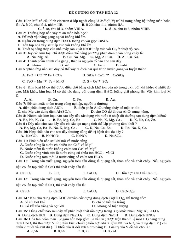 Ã N Thi Hk2 .Mã N Hã A | PDF