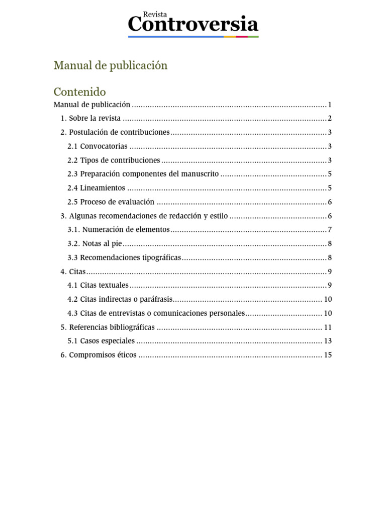 Manual Final | PDF | Citación | Comillas