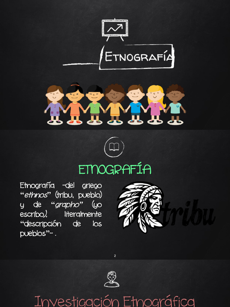 Características y Tipos de Etnografía | PDF | Etnografía | Educación en ...