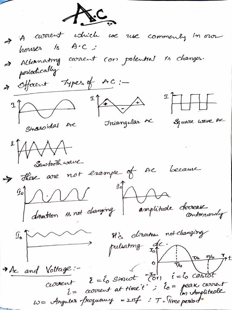Ac Notes | PDF