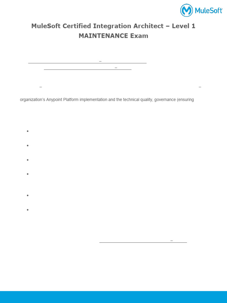 MCIA Level1 Maintenance Datasheet | PDF | Reliability Engineering | Architect
