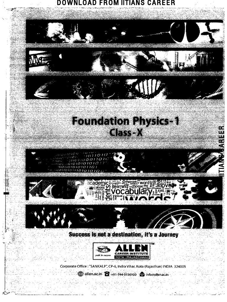 Pdfcoffee.com Allen Physics Class 10 PDF Free | PDF
