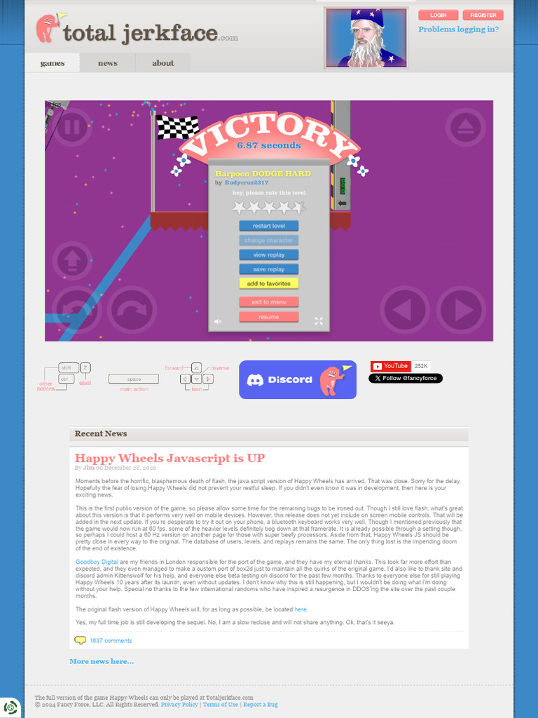Home of Happy Wheels - Happy Wheels | PDF | Software | Computing