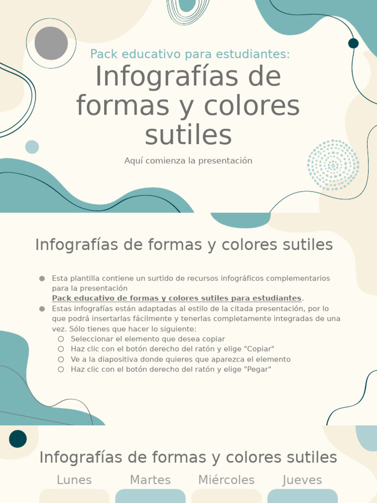 Subtle Shapes & Colors Education Pack For Students Infographics by ...