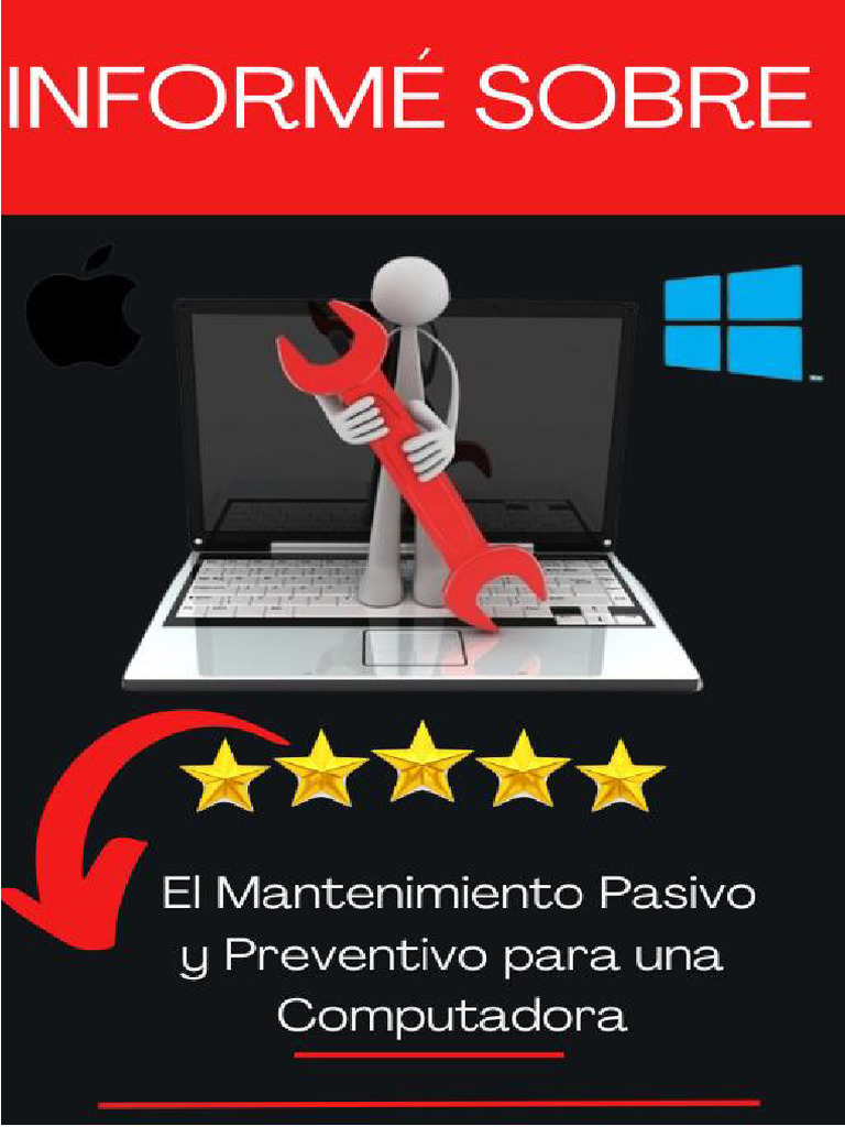 Informe de Mantenimiento Preventivo de Una Computadora | PDF | Hardware de la computadora | Apoyo