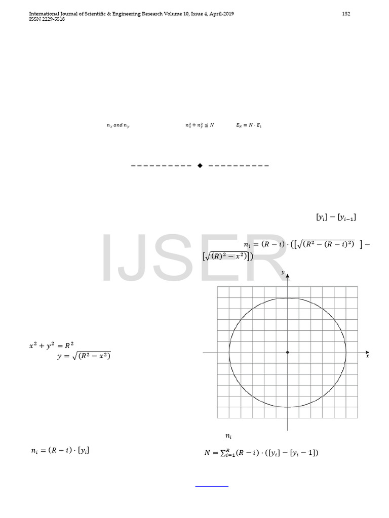Ijser | PDF | Circle | Cartesian Coordinate System