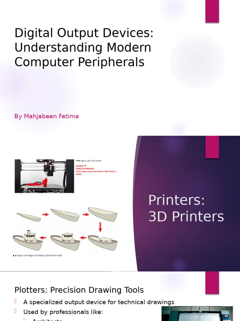 ICT-T2-W23-Ch. 1-Digital-Output-Devices & Storage | PDF | Computer Data Storage | Hard Disk Drive