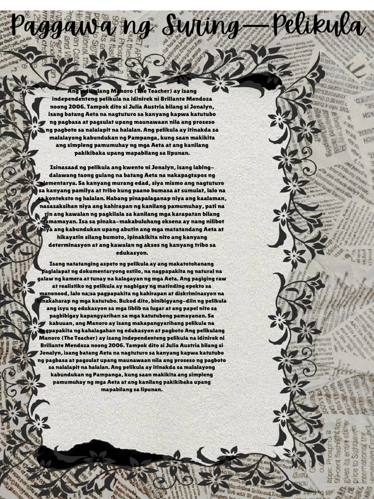 Paggawa NG Suring-Pelikula - 20250213 - 130304 - 0000 | PDF