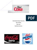 Density Comparison: Regular vs. Diet Coke | PDF | Science & Mathematics