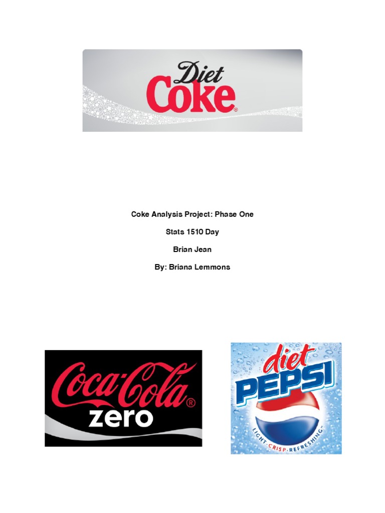 Coke Analysis Phase One | PDF | Coca Cola | Statistics