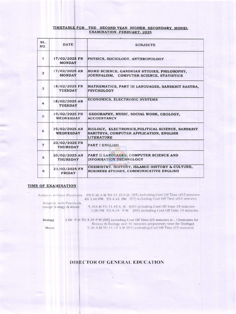HSE Xii Model Exam Feb 2025 - Hsslive | PDF | Science | Liberal Arts ...