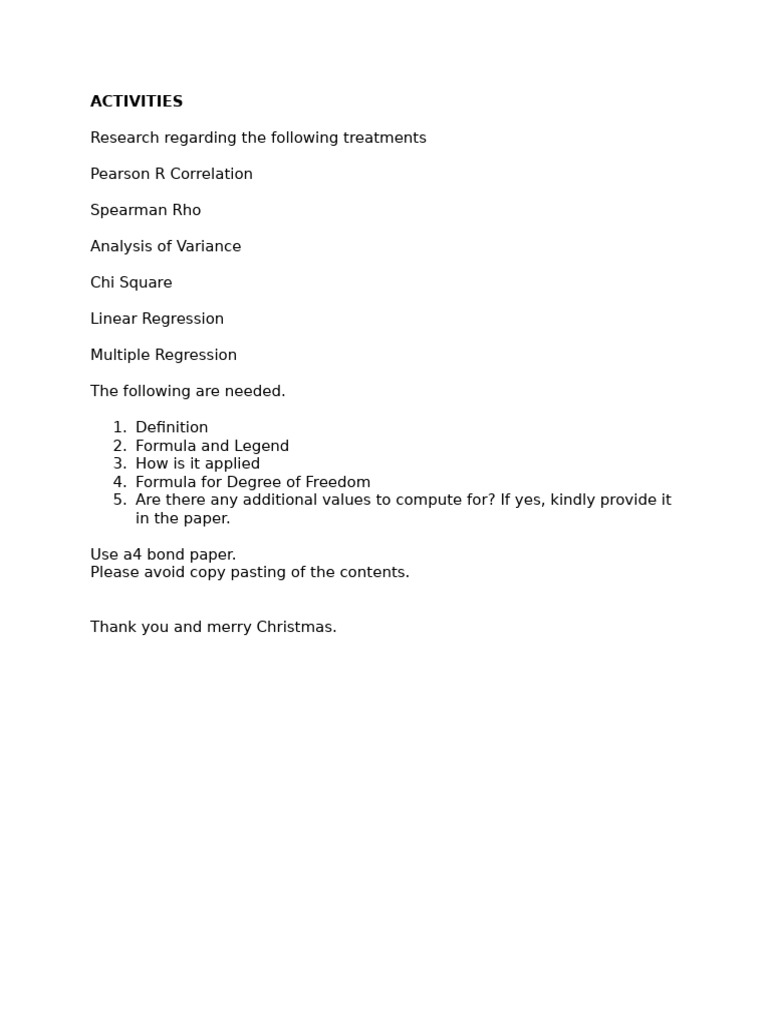 Stat Activities 2 | PDF