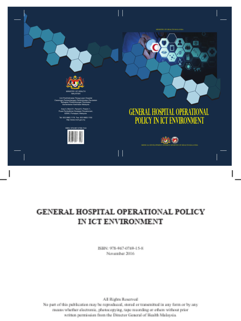 General Hospital ICT Operational Policy | PDF | Medicine | Electronic ...