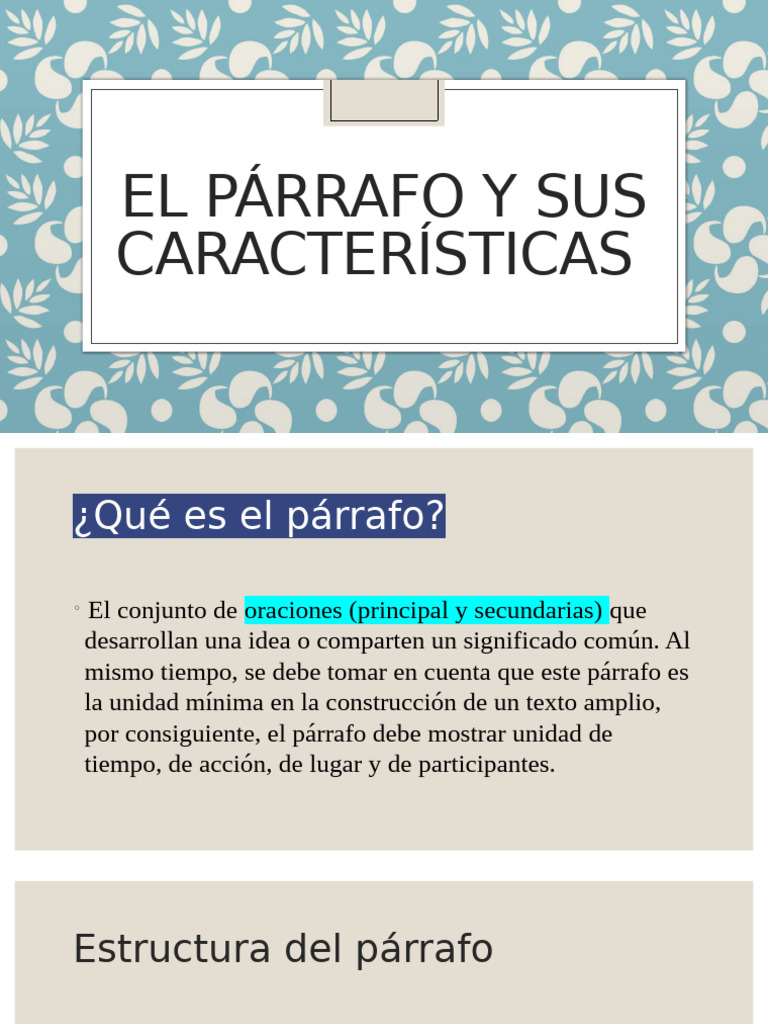 Estructura y Función del Párrafo | PDF | Fuerza | Ley de Newton de la ...