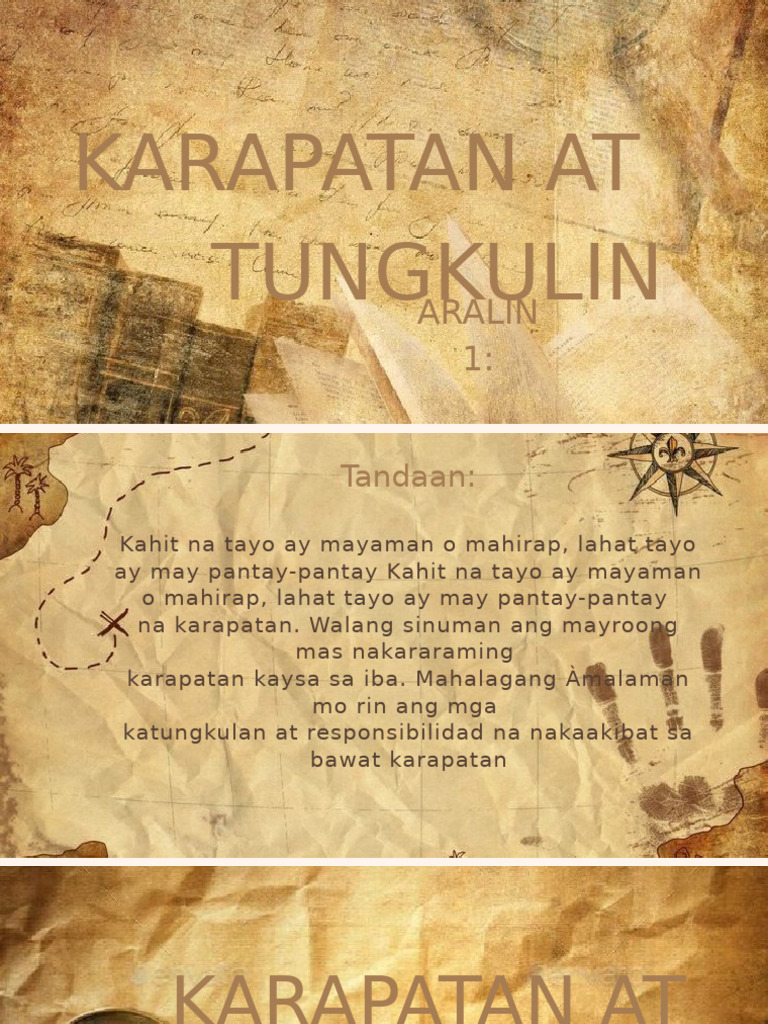 Aralin 5 Karapatan at Tungkulin | PDF