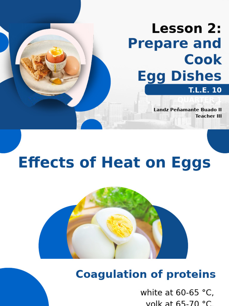 Cooking Techniques for Egg Dishes | PDF | Prepared Foods | Animal Products
