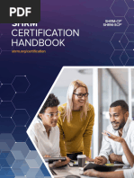 2025 SHRM Certification Handbook | PDF | Human Resources | Human Resource Management