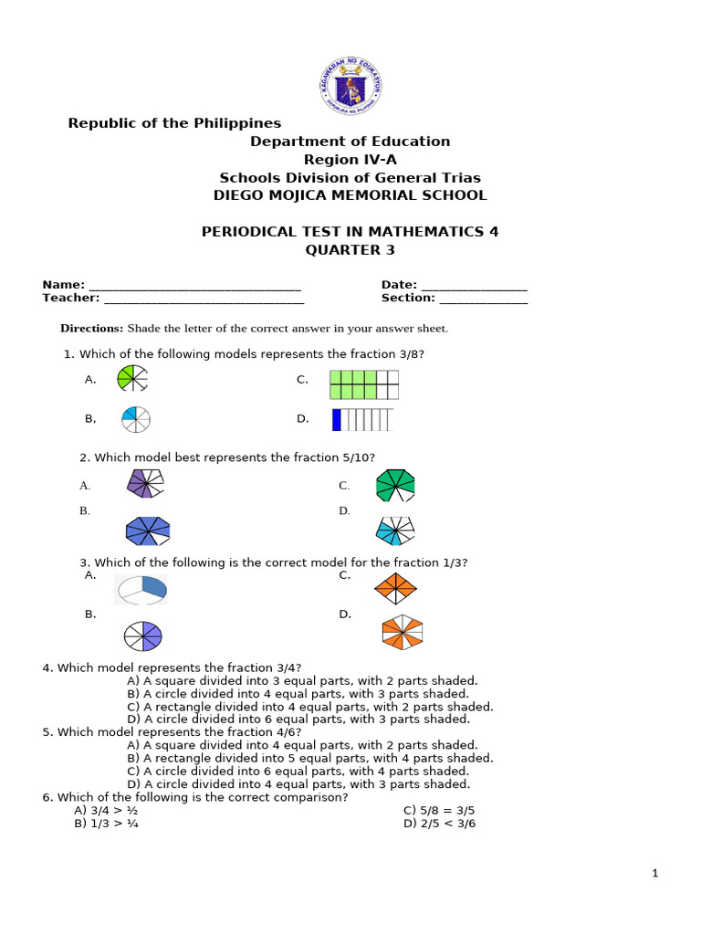 MATHEMATICS 4 Q3 | PDF | Mathematics