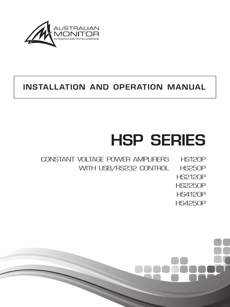Manuel d'installation HSP Series | PDF | Informatique | Ingénierie ...