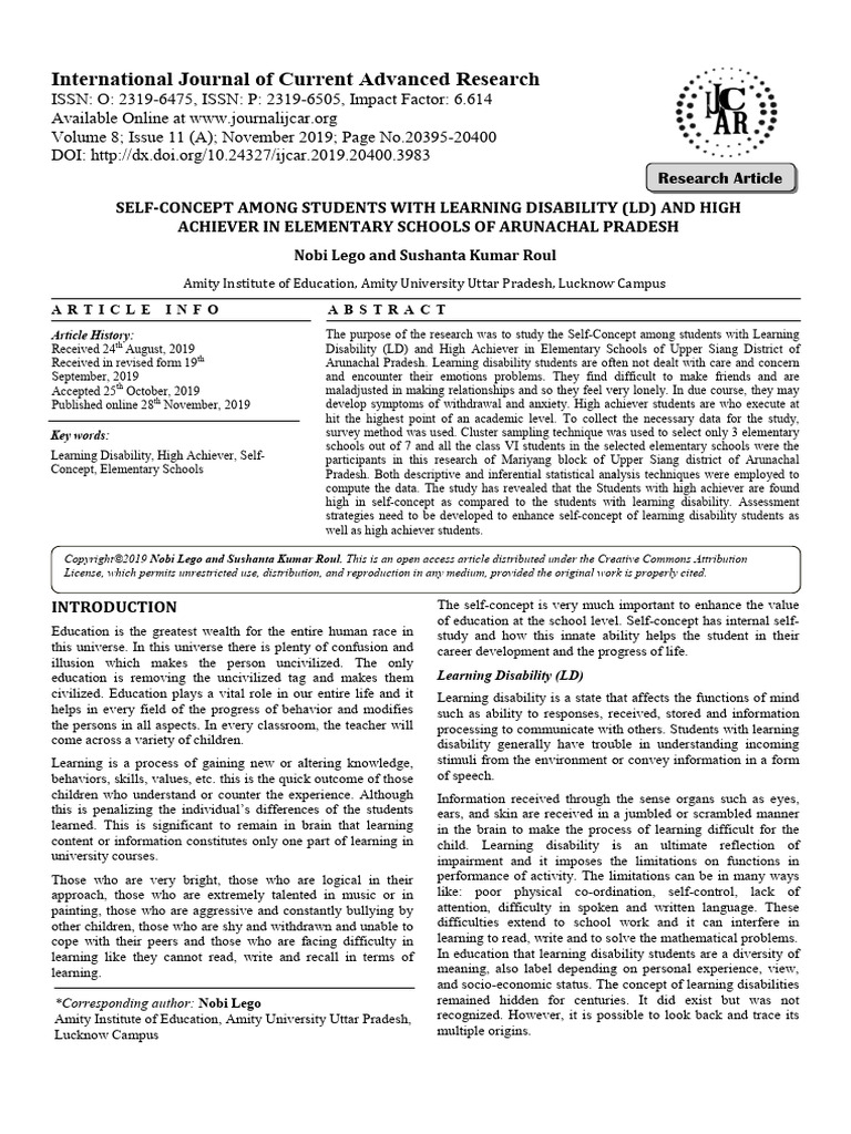 International Journal of Current Advanced Research International Journal of Current Advanced ...