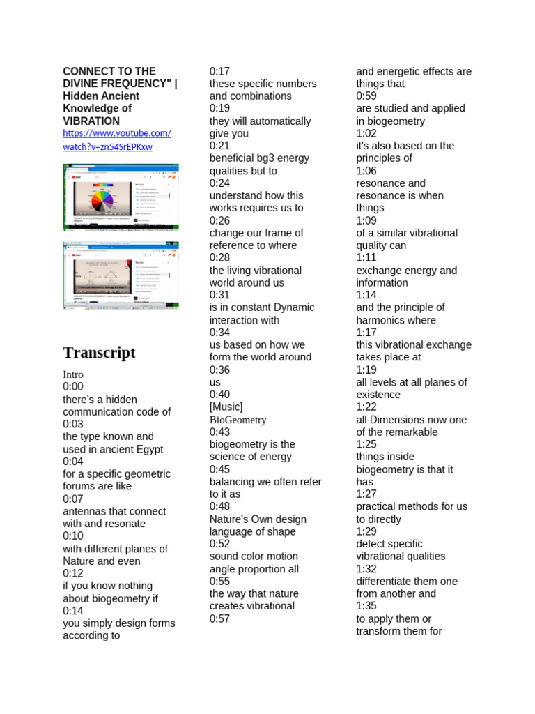 Connect To The Divine Frequency | PDF | Electromagnetic Spectrum ...