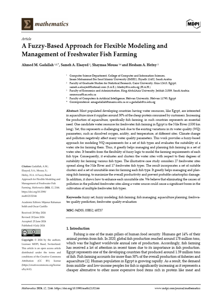 A_Fuzzy-Based_Approach_for_Flexible_Modeling_and_M | PDF | Fuzzy Logic | Water