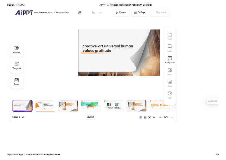 AiPPT - AI Powered Presentation Toolkit With One Click 1 | PDF ...