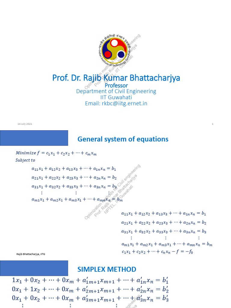 L05 Linear problem | PDF | Algorithms And Data Structures | Theoretical Computer Science