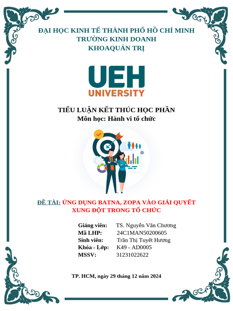 Bài Thi Môn HVTC | PDF