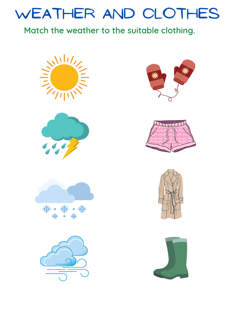 Weather-Appropriate Clothing Guide | PDF