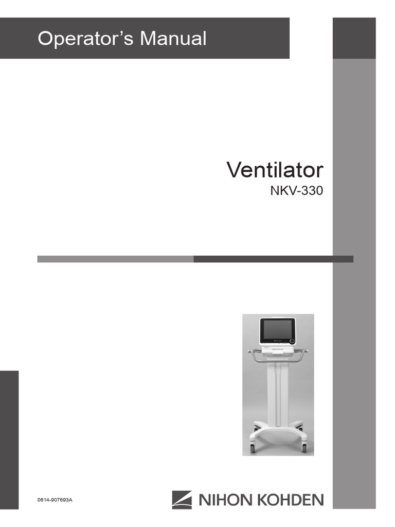 NKV-330 Ventilator Operator Manual | PDF