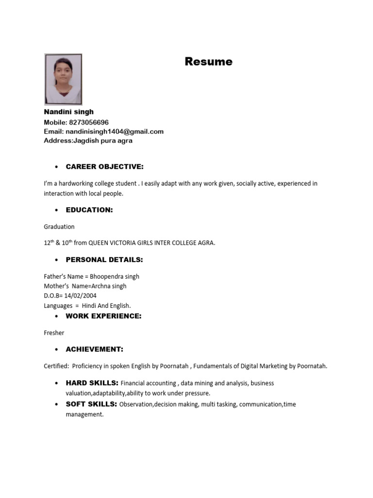 Resume2 - Copy.. | PDF